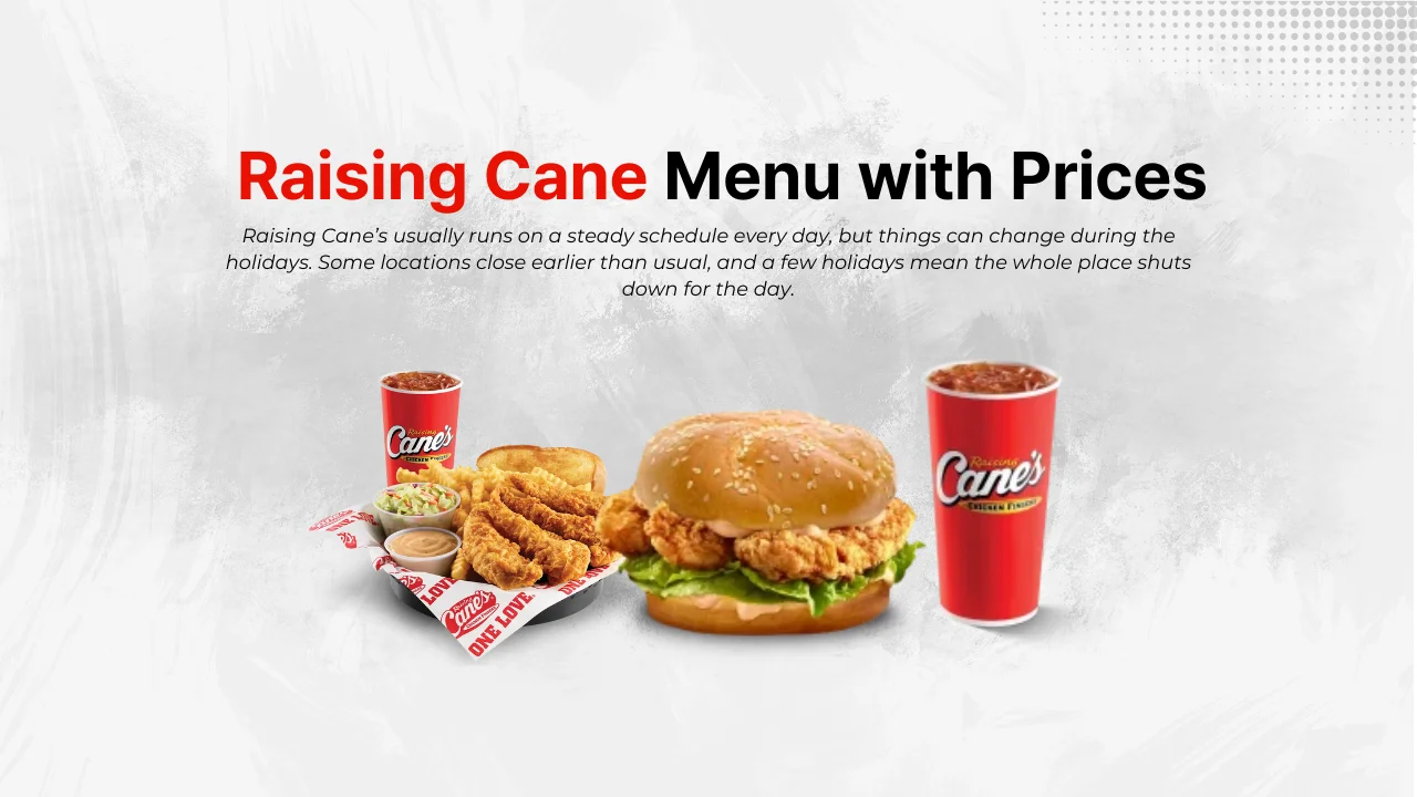 Raising Cane’s Menu With Prices [September 2025]